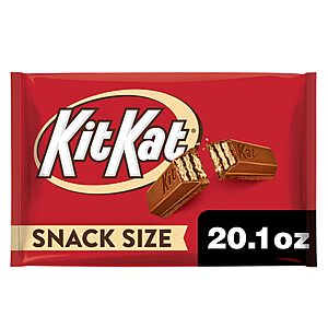 20.1-Ounce Kit Kat Milk Chocolate Wafer Candy $4.75 w/ Subscribe & Save ...